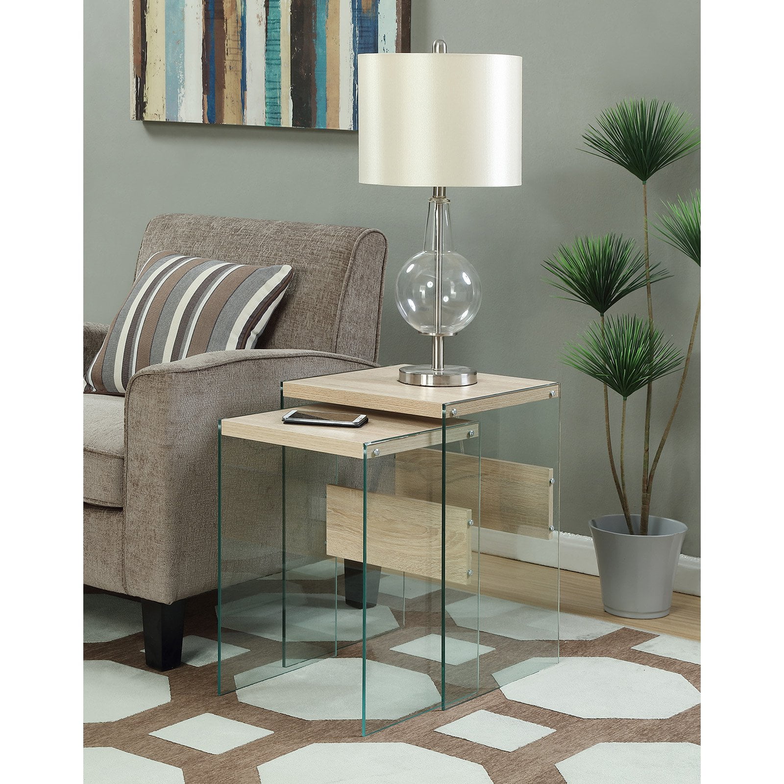 Convenience Concepts SoHo Nesting End Tables, Multiple Colors - Walmart.com