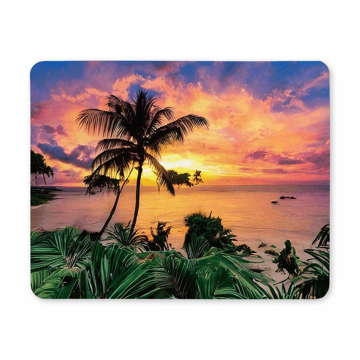 Ocean Mouse Pad Design, Non-Slip Surface, Rubber Base, Small Office ...