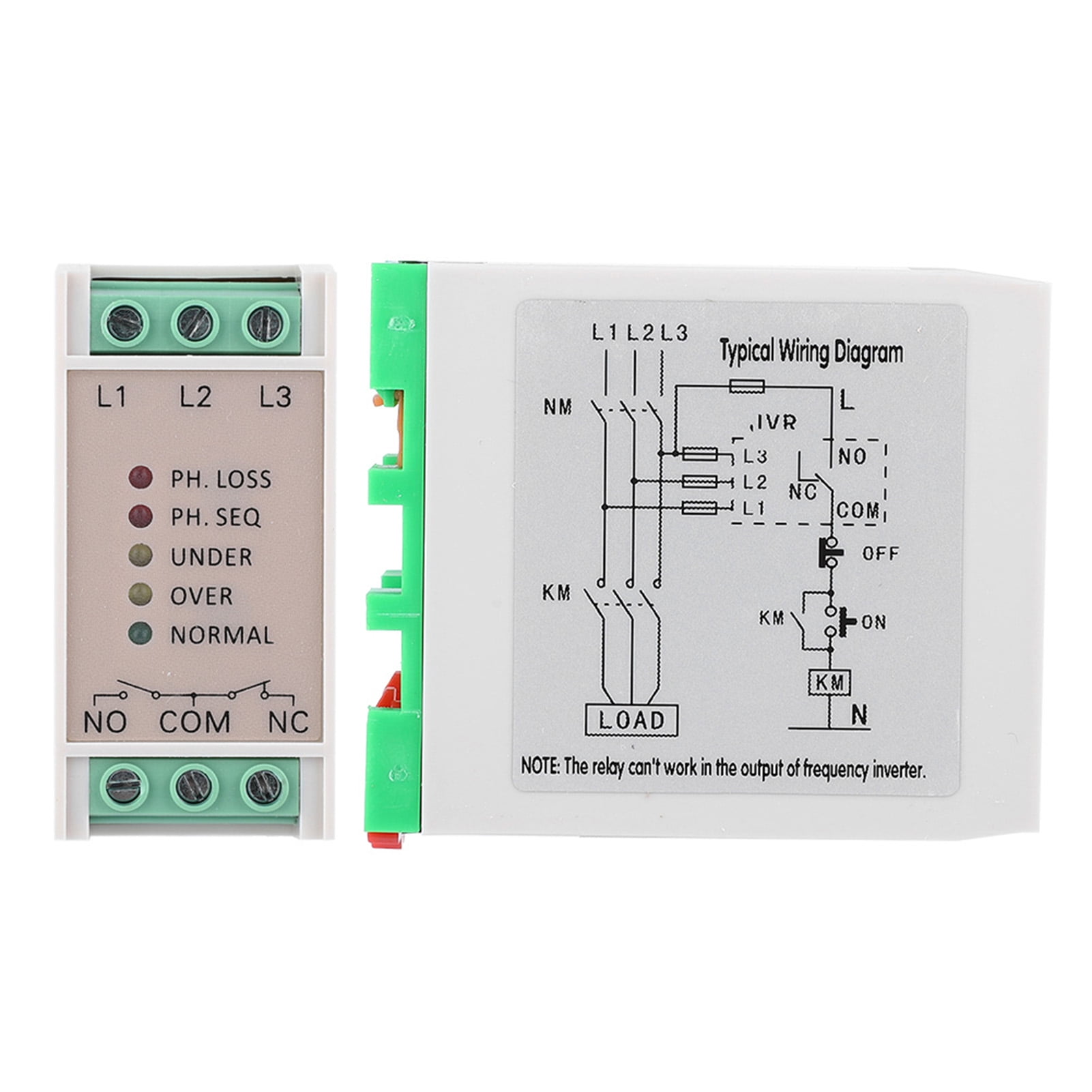Voltage Relay Reverse Phase Protection Circuit Protection Relay Voltage ...