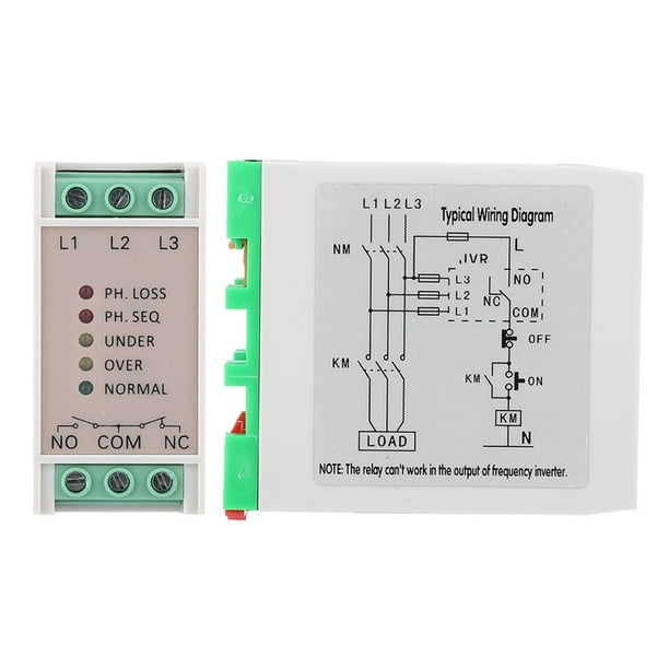 Circuit Protection Relay,220VAC Over & Under Phase Loss Protection ...