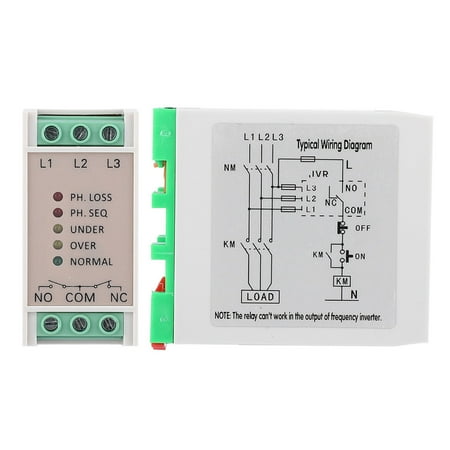 Reverse Phase Protection Circuit Protection Relay 220VAC Over & Under ...
