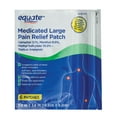 Equate Large Pain Relief Patches for Body Aches Pains 6 Count Flexible ...