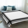 Black Gray Grid Blanket Soft Cozy Warm Throw Blanket for Couch, Plush ...