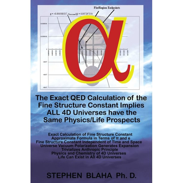 The Exact Qed Calculation of the Fine Structure Constant Implies All 4D ...