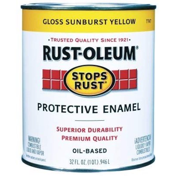 Rust Oleum Safety Yellow