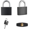 Covered Aluminum Padlock with Key, 8 Pack 1-9/16" Padlocks with Same ...