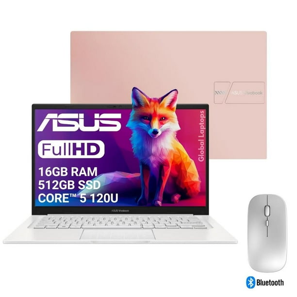 Asus Vivobook Berry Pink Intel Core 5 120u 16GB RAM 512GB SSD 14" FHD ...
