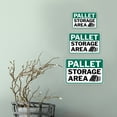 Classic Framed Plus Pallet Storage Area Wall or Door Sign | Workplace ...