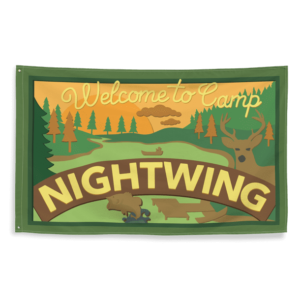 Netflix Fear Street Camp Nightwing Collectible 55.5 in x 35 in Tapestry ...