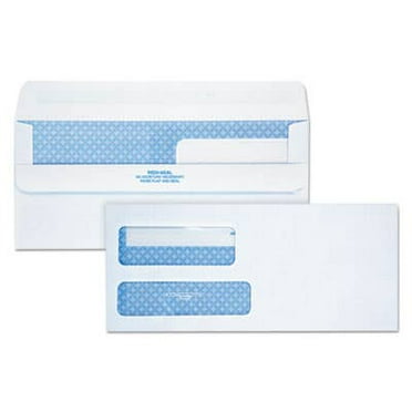 Quality Park Double Window Envelopes for Checks & Invoices, Size 10, 4 ...