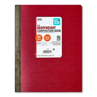 Pen+Gear Heavyweight Wide Ruled Poly Composition Book, 7.5 in x 9.75 in ...