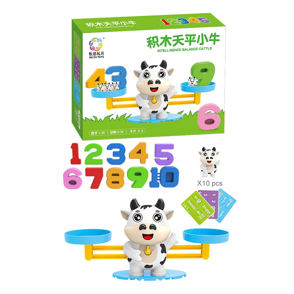 Durable Math Toy Cute Design Number Match Juego de mesa para ...