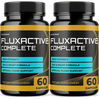 2 Pack FluxActive Complete Flux Active Supplement 120 Capsules ...