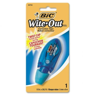 BIC Wite-Out Brand Mini Twist Correction Tape, White, 2 Count - Walmart.com