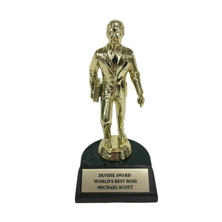 Michael Scott World's Best Boss Dundie Award Trophy Office Gift Dunder ...