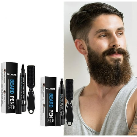 Eelhoe Beard Filling Pen Kit Waterproof Beard Pen Beard Styling Pen ...
