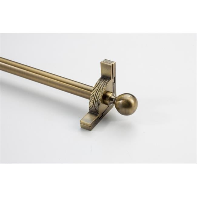 Zoroufy 01643-03669 72 inch Dynasty Smooth Tubular Stair Rod Set with ...