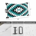 Abstract Aztec Texture Pattern Outdoor Pillow for Chaise Lounge Chair ...