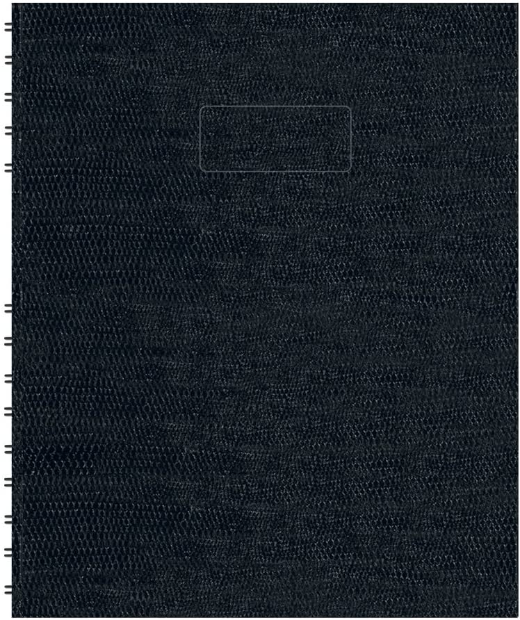 Blueline NotePro Undated Daily Planner, Twin Wire Binding with Hard ...