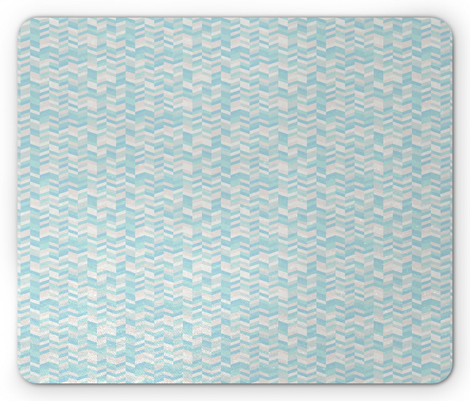Chevron Mouse Pad, Pastel Blue Colors with Creative Simplistic ...