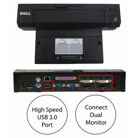 Dell PRO2X Docking Station USB 3.0 E-Port Plus R537F CY640 F310C YP126 ...