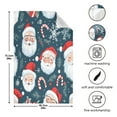 Christmas Theme Santa Kitchen Towels Dishcloth Decorative Waffle Towels ...