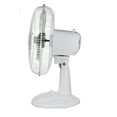 Pelonis 12" 3-Speed Oscillating Table Fan, FT30-8MBW, White - Walmart.com