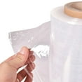4 Rolls of Blown Hand Stretch Film 15" x 2000'. Clear Hand Stretch Wrap ...