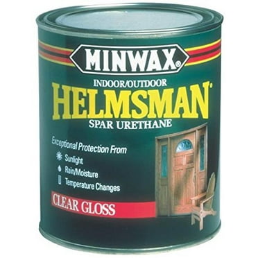 Minwax Water Based Helmsman Indoor/Outdoor Spar Urethane, Satin, Clear ...