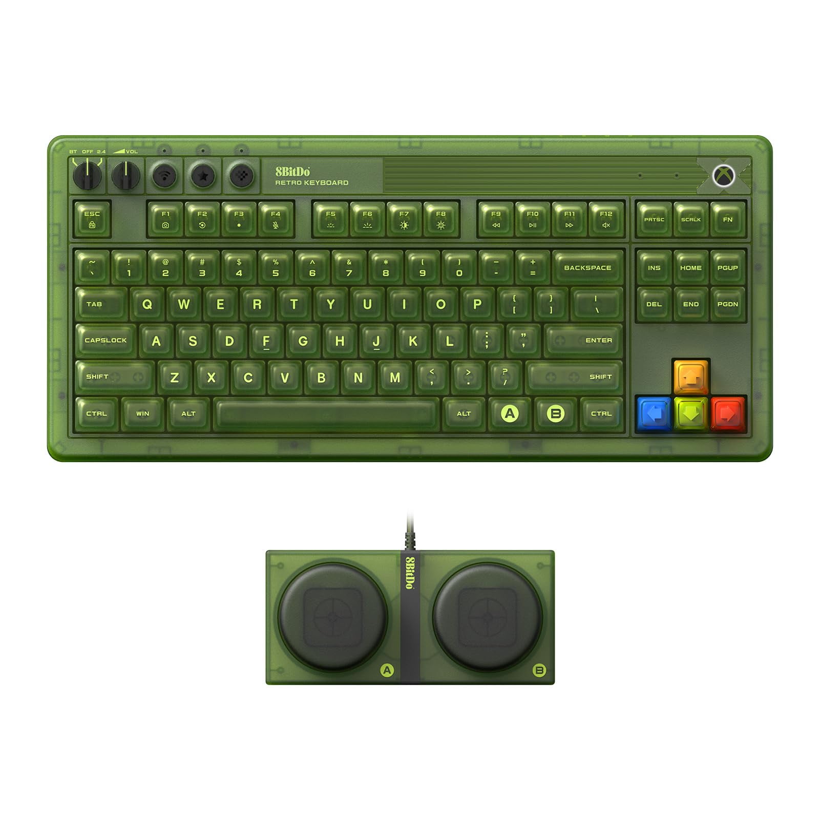 Click here for 8bitdo Retro 87 Mechanical Keyboard With Rgb Backl... prices