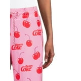 Coca-Cola Women's Cherry Print Sleep Pajamas Pants, Super-Soft ...