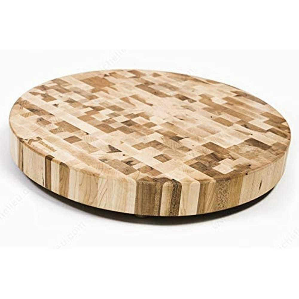 Extra Large 18 x 2 Inches Canadian Maple Round Chopping Butcher Block ...