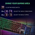 Skytech Gaming Classic K-1000 RGB Gaming Keyboard, 104 Keys USB Wired ...