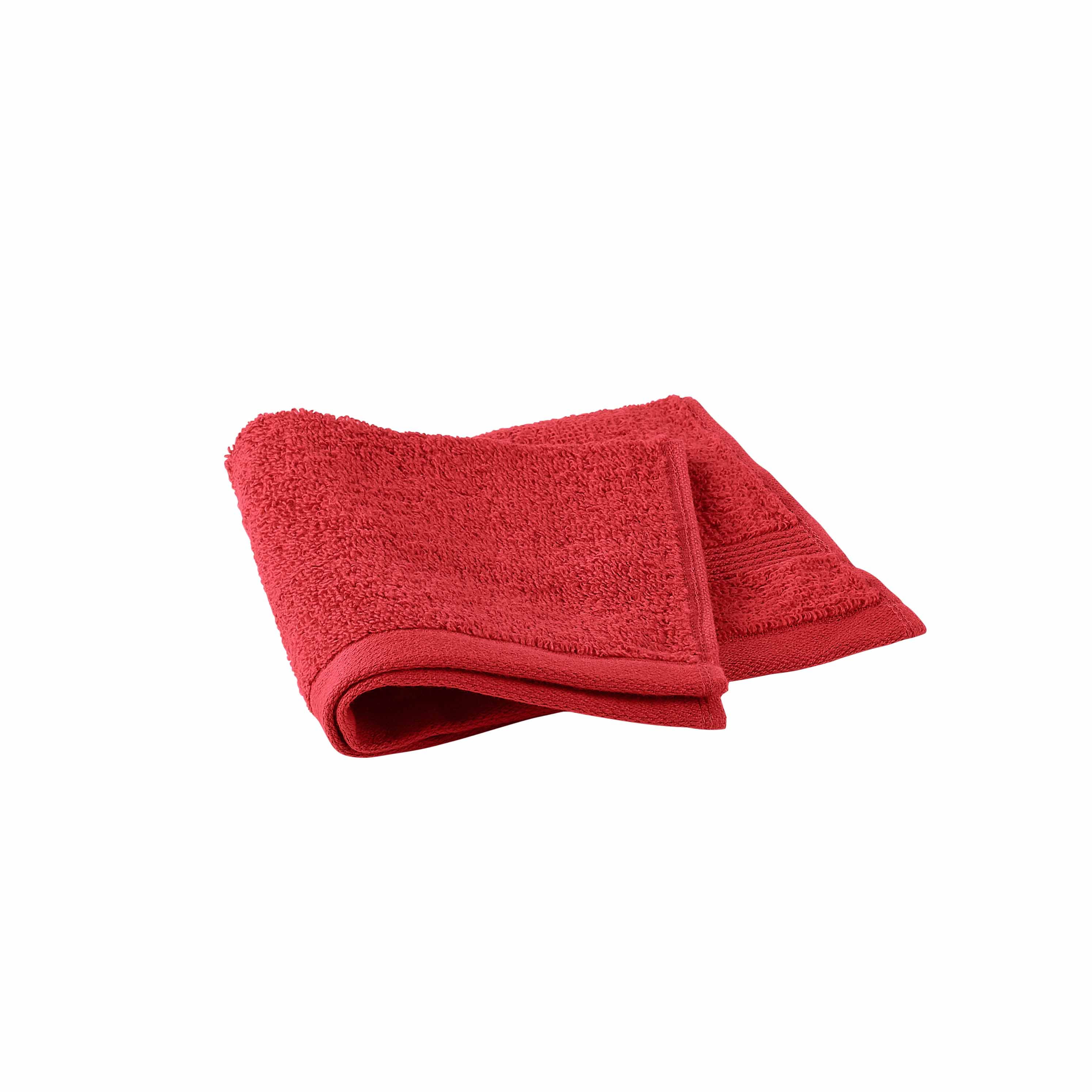 Mainstays Performance Solid Washcloth, 12" x 12", Red Sedona - Walmart.com