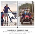BESTYASH Flexible and Easy Install Black Hitch Tube Plug Keeps Trailer ...