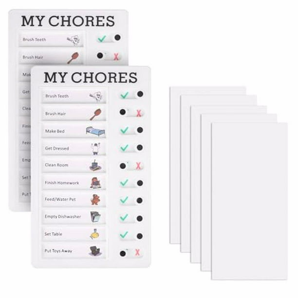 Unatoiry 2piece Meet Daily Work Needs List Checklist Board For ...