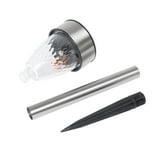 Mainstays 6-Count Solar-Powered Tapered Column Pathway LED Light Set in ...