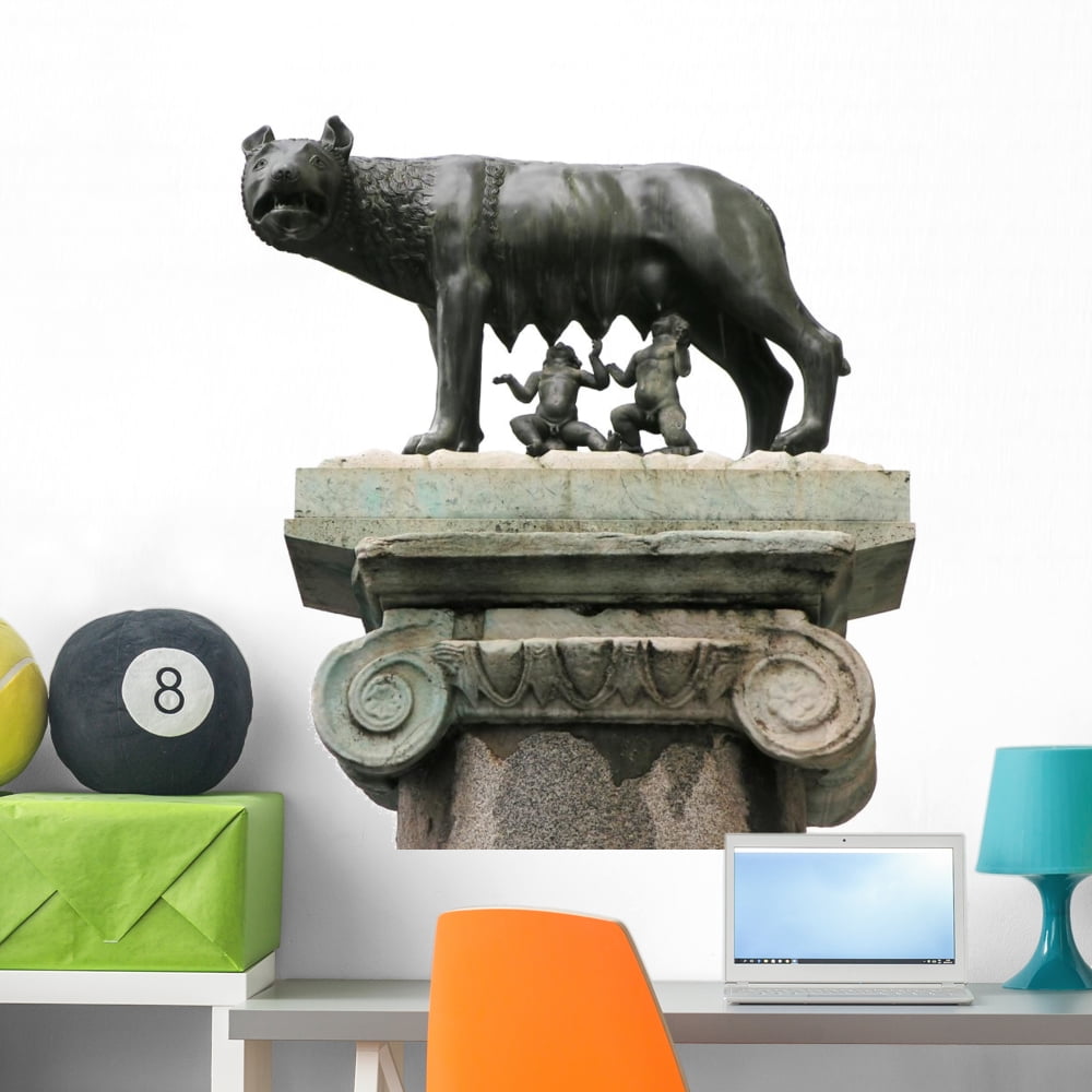 Romulus and Remus Wall Decal by Wallmonkeys Peel and Stick Graphic (36 ...