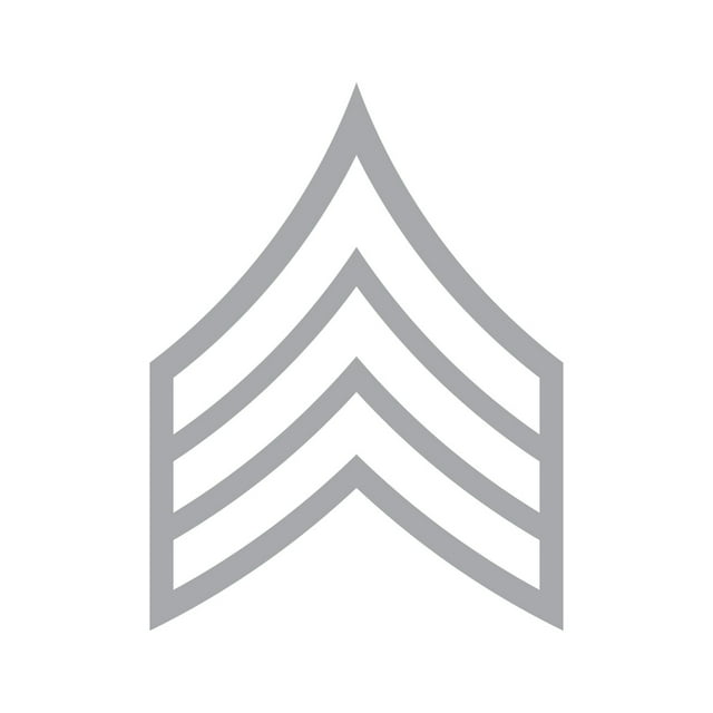 E-5 Sergeant Rank Sticker Decal Die Cut - Self Adhesive Vinyl ...