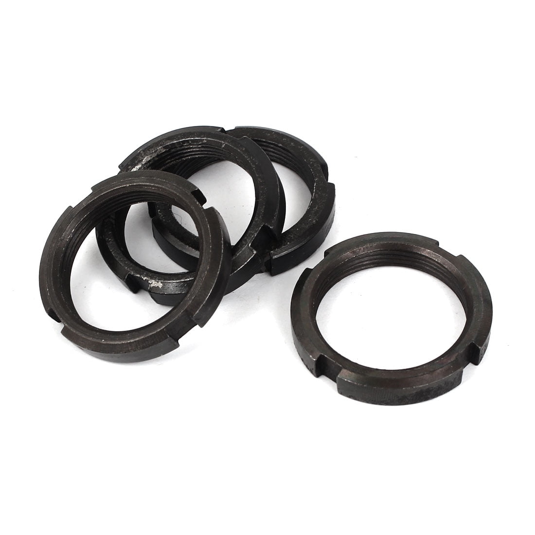 Uxcell M36x1.5mm Pitch Retaining Four-Slot Slotted Round Nuts (4-pack ...