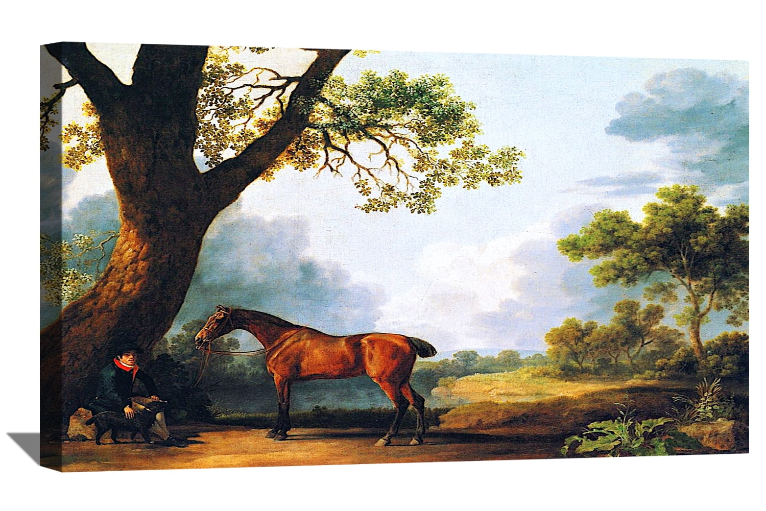 George Stubbs Paintings Sporting Art Print The Third Duke Of Dorset'S ...