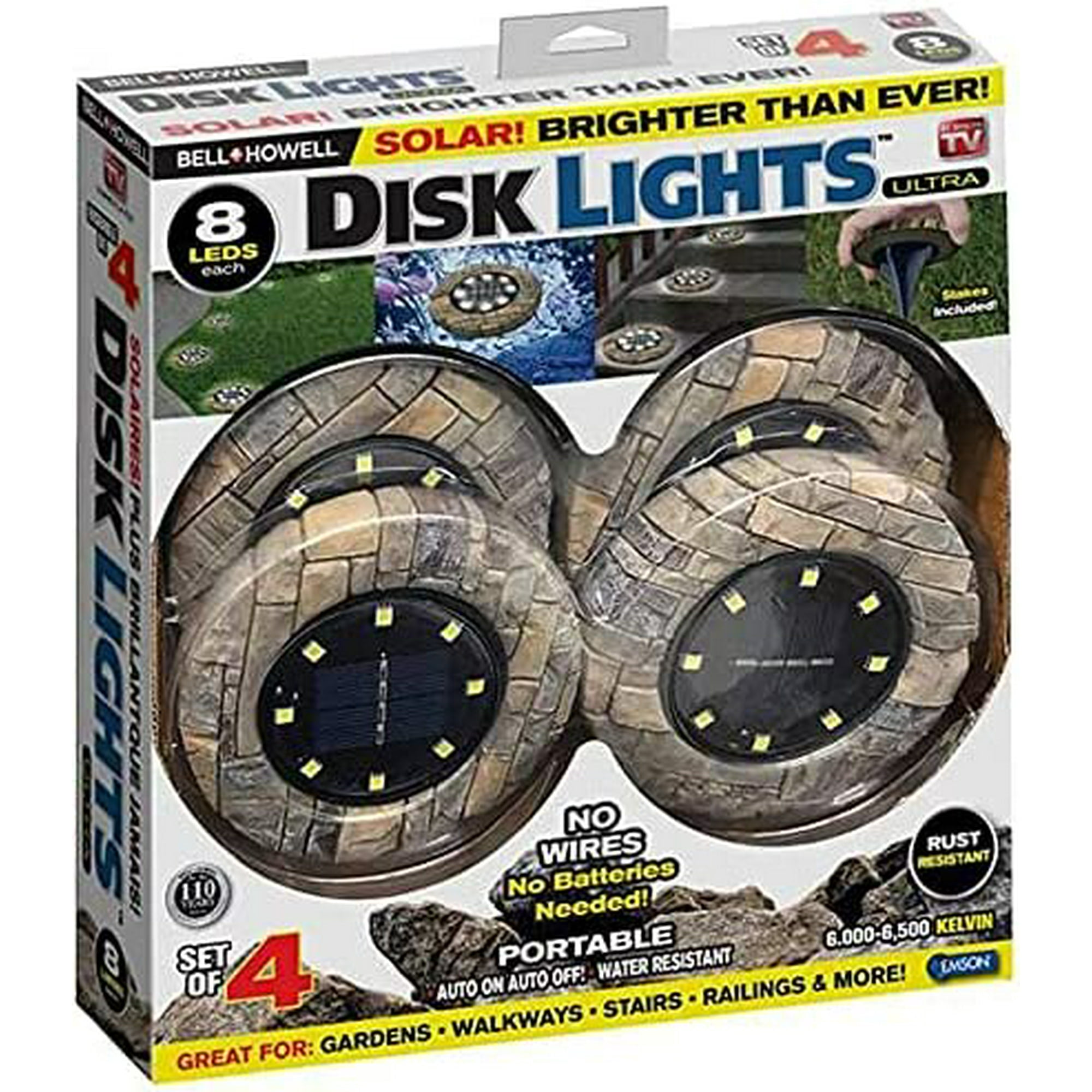 Click here for Bell And Howell Bell + Howell Disk Lights Slate So... prices