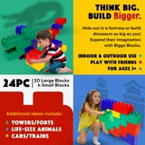 BiggoBlocks Jumbo Blocks, Large Building Toys for Kids 3-8, Indoor and ...