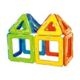 Magformers Basic Rainbow Set Multicolor Magnetic Tiles 14 Pieces ...