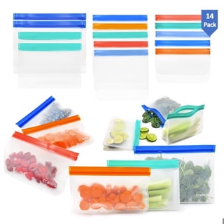 Reusable Sandwich Bags for Snacks and Travel – Upgraded & Patented Easy ...