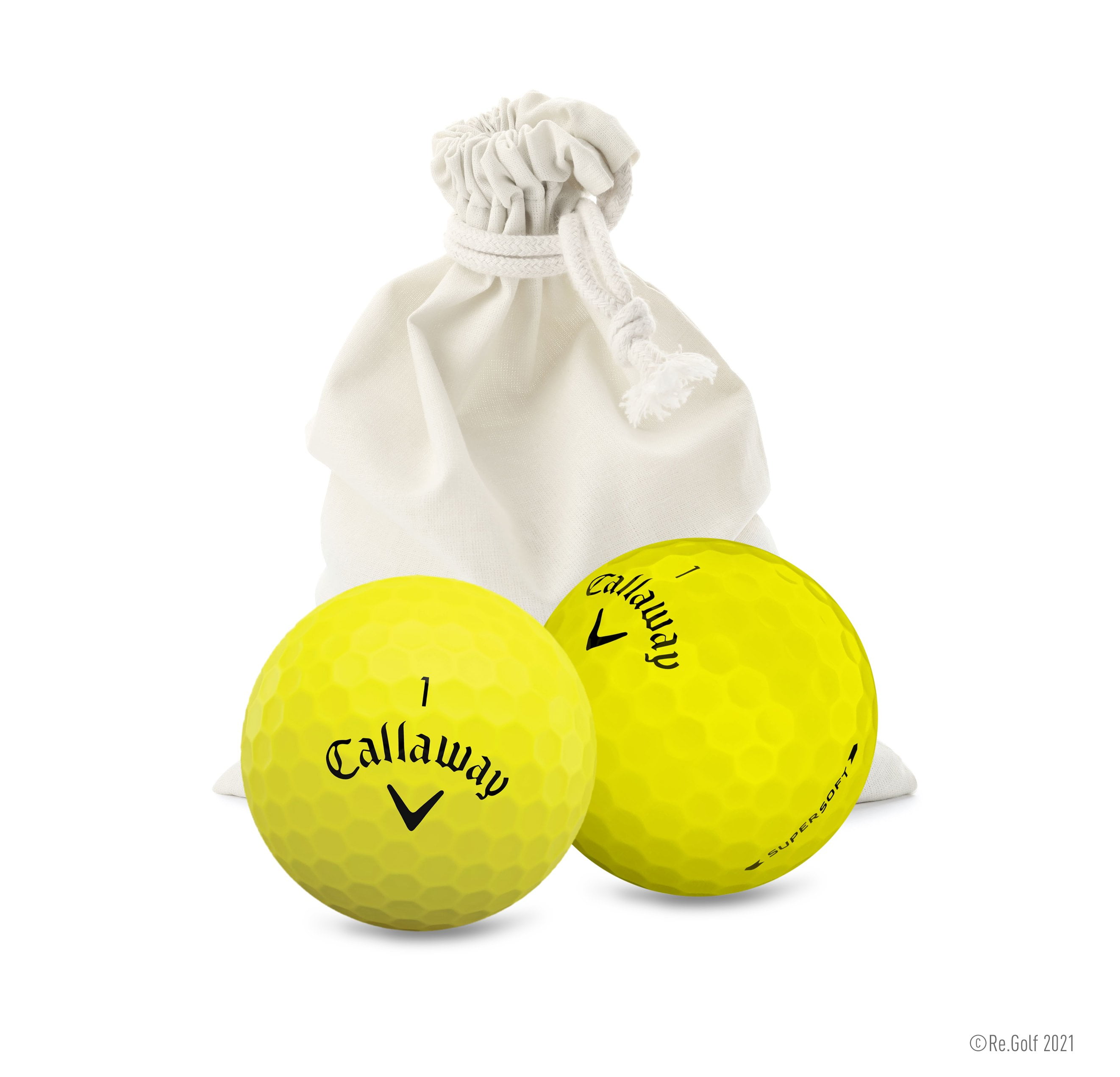 Callaway Super Soft - Yellow - Quantity 12 in Eco-Friendly Bag ...