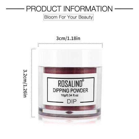 Nail Art Infiltration Powder Set No-bake French Dip Powder Nail Glitter ...