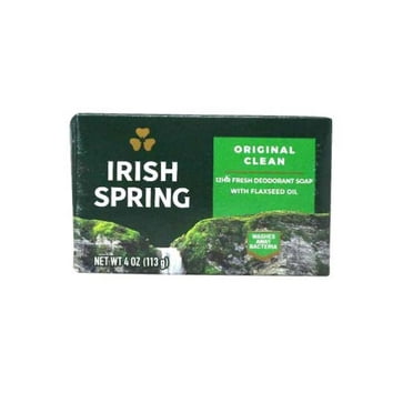 Irish Spring Original Clean Bar Soap for Men 4 Ounce (Pack of 20 ...