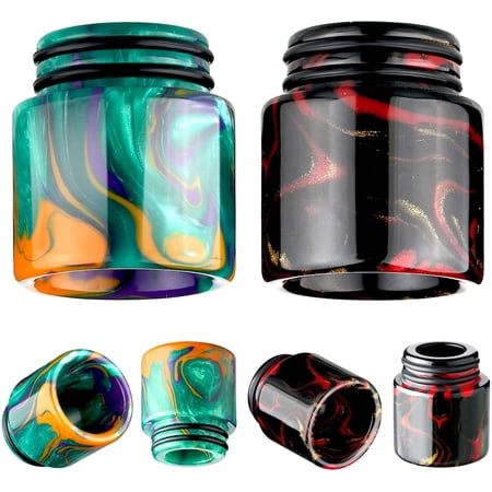 2 Pieces 810 Resin Drip Tip Connector Honeycomb Standard Drip Tip Cover ...