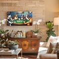 Abstract Animal TV Dust Cover 50 Inch, Dog In The Room Poker Games ...
